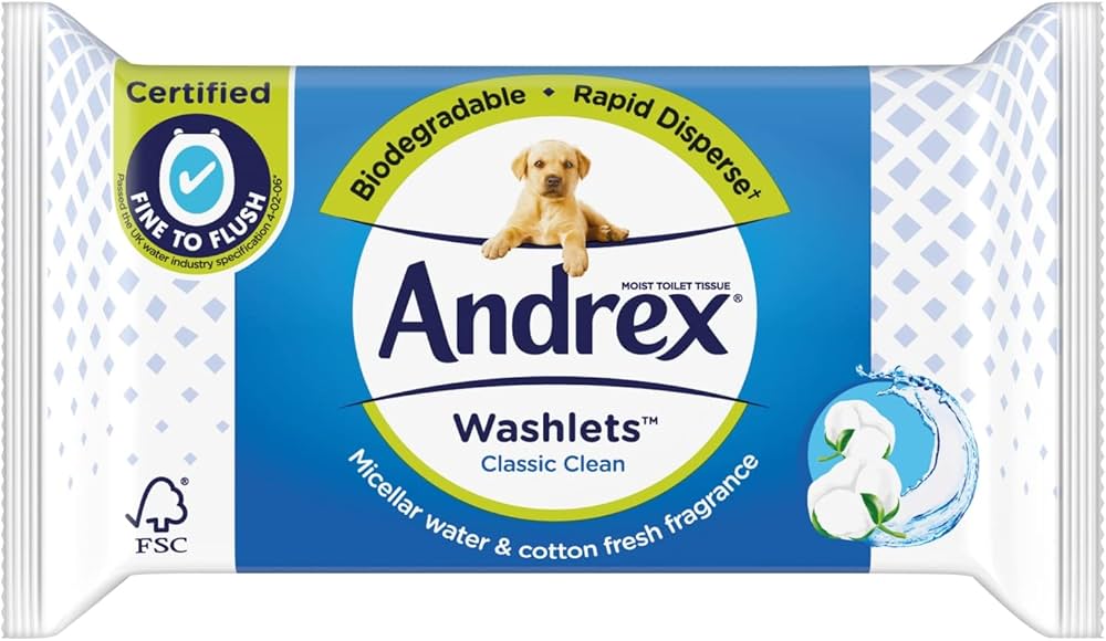 Andrex Classic Clean Washlets– HooGe Brands