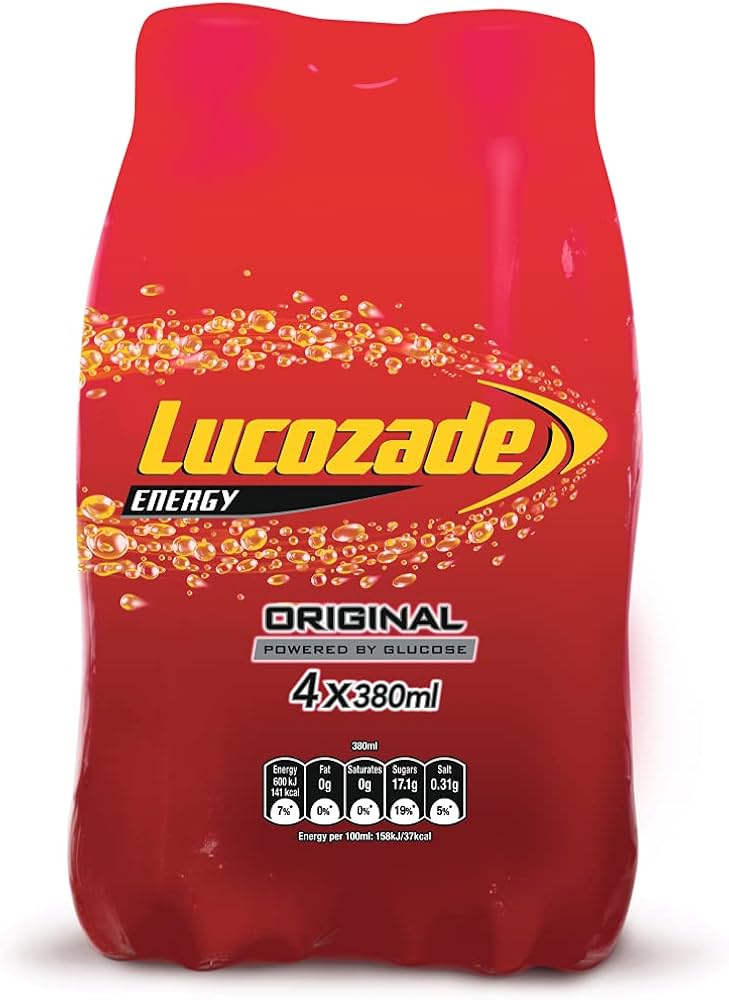 Lucozade Energy Original 4PK– HooGe Brands
