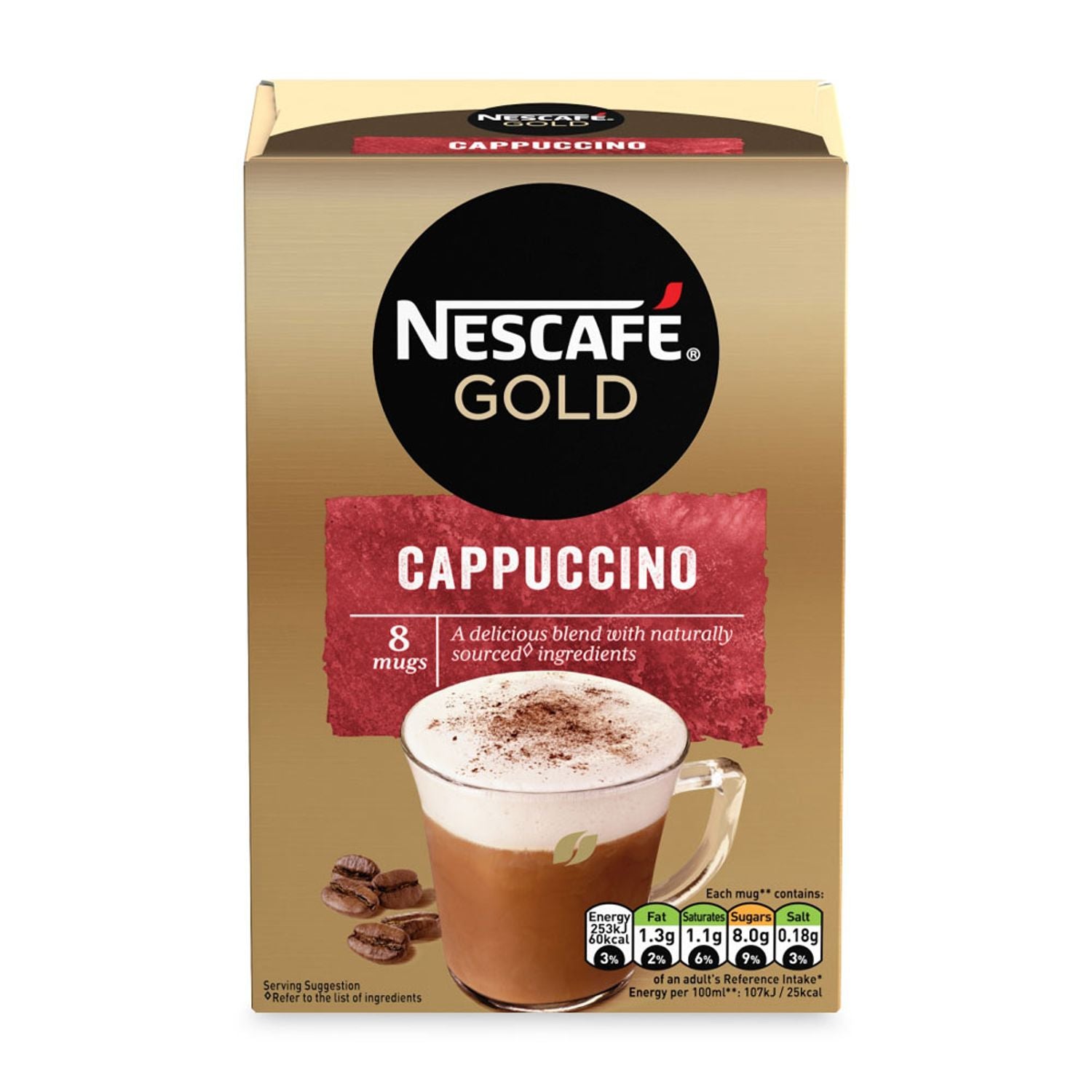 Nescafe Gold Cappucino 8 Sachets– HooGe Brands