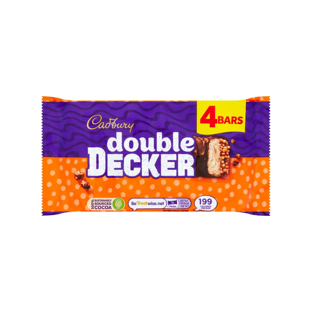 Cadbury Double Decker 4 Pack 149.2G X 8 (LP)– HooGe Brands