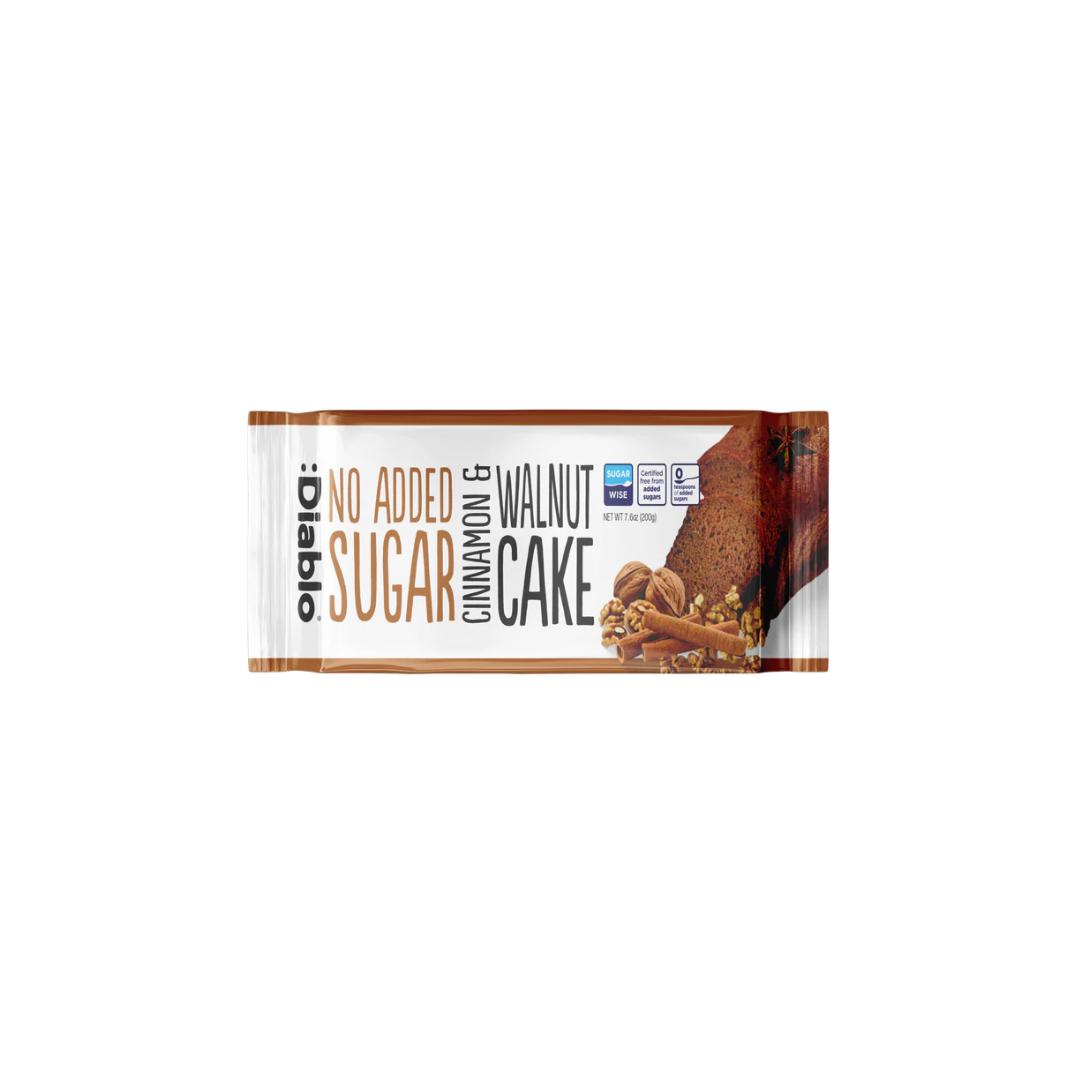 :Diablo NAS Cinnamon & Walnut Cake 200g– HooGe Brands