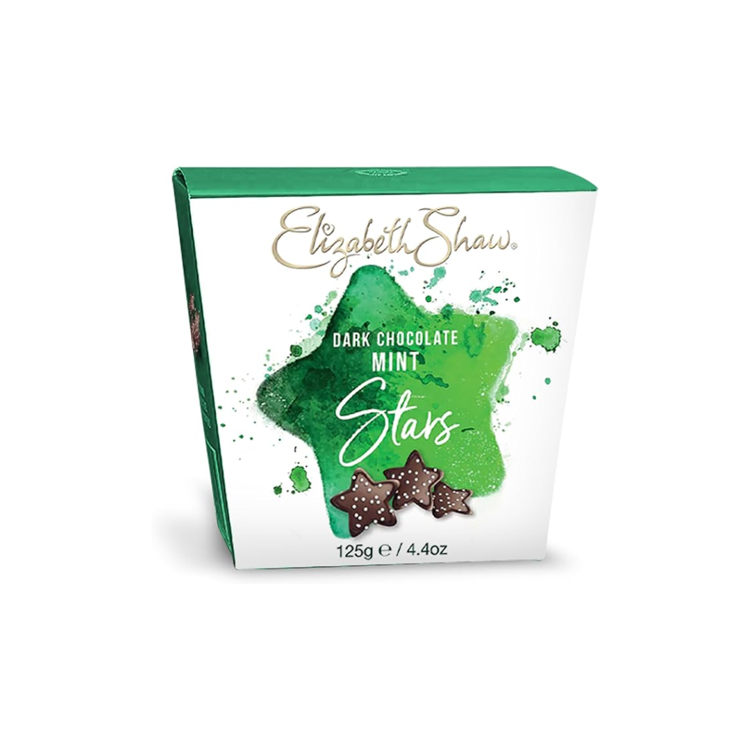 Elizabeth Shaw Dark Mint Stars (8x125g)– HooGe Brands