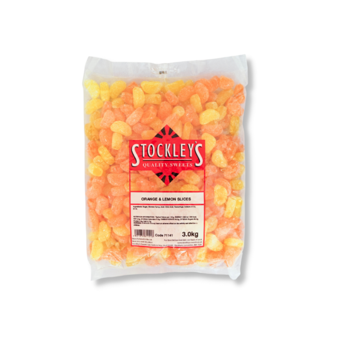 Stockley's Unwrapped Orange & Lemon Slices 3kg– HooGe Brands