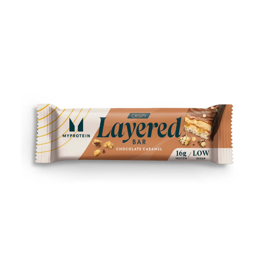 Myprotein Crispy Layered Bar Chocolate Caramel– HooGe Brands